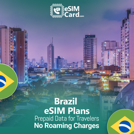 Buy Prepaid eSIM Brazil - Unlimited Data for Travel