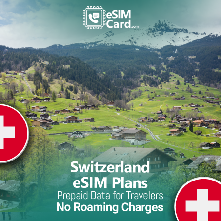Buy Prepaid eSIM Switzerland - Unlimited Data for Travel