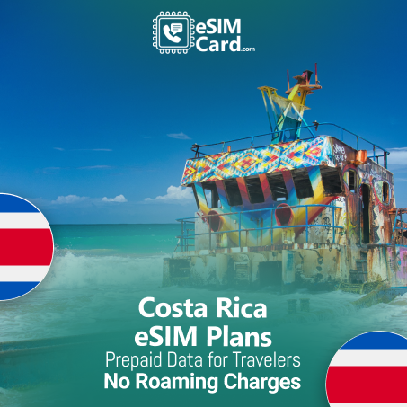 Buy Prepaid eSIM Costa Rica - Unlimited Data for Travel