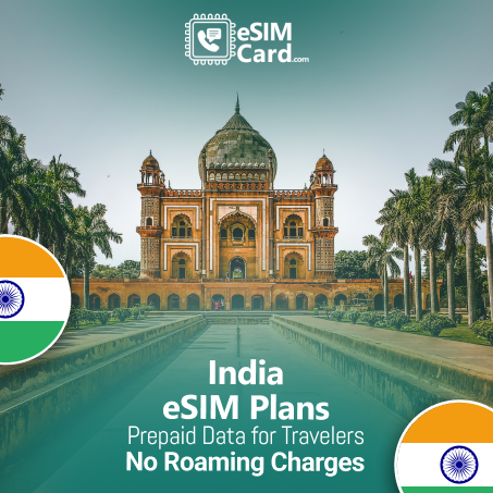 Buy Prepaid eSIM India - Unlimited Data for Travel