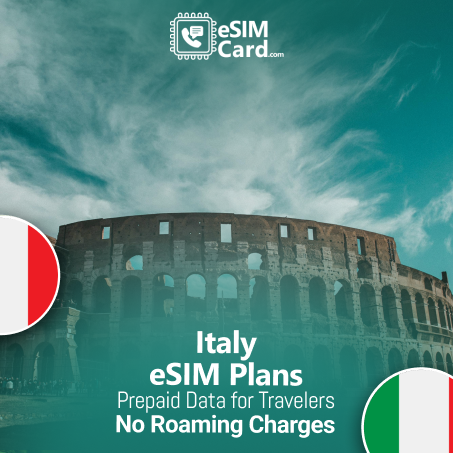 Buy Prepaid eSIM Italy - Unlimited Data for Travel