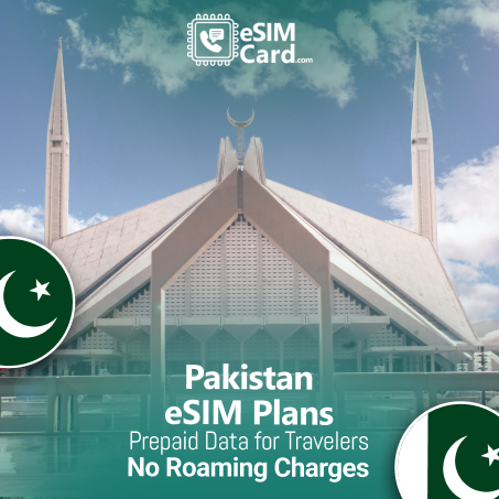 Buy Prepaid eSIM Pakistan - Unlimited Data for Travel