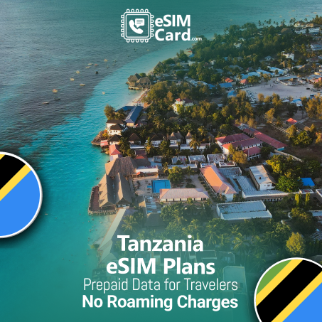 Buy Prepaid eSIM Tanzania - Unlimited Data for Travel