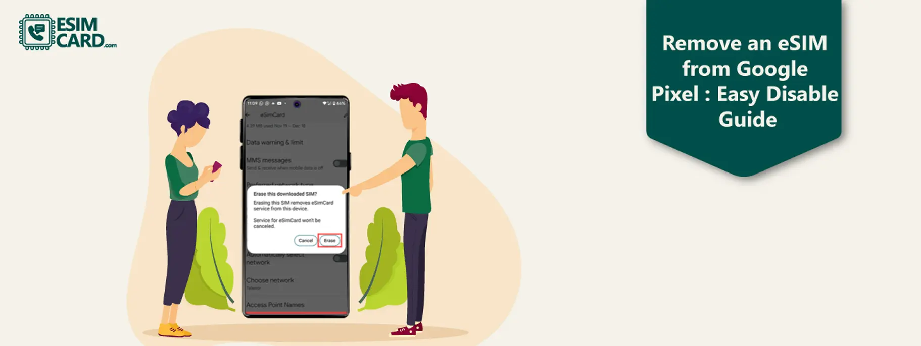 How to Remove an eSIM from Google Pixel? Easy Disable Guide